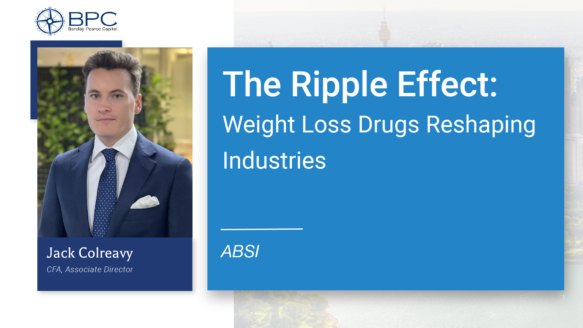 ABSI - The Ripple Effect: Weight Loss Drugs Reshaping Industries