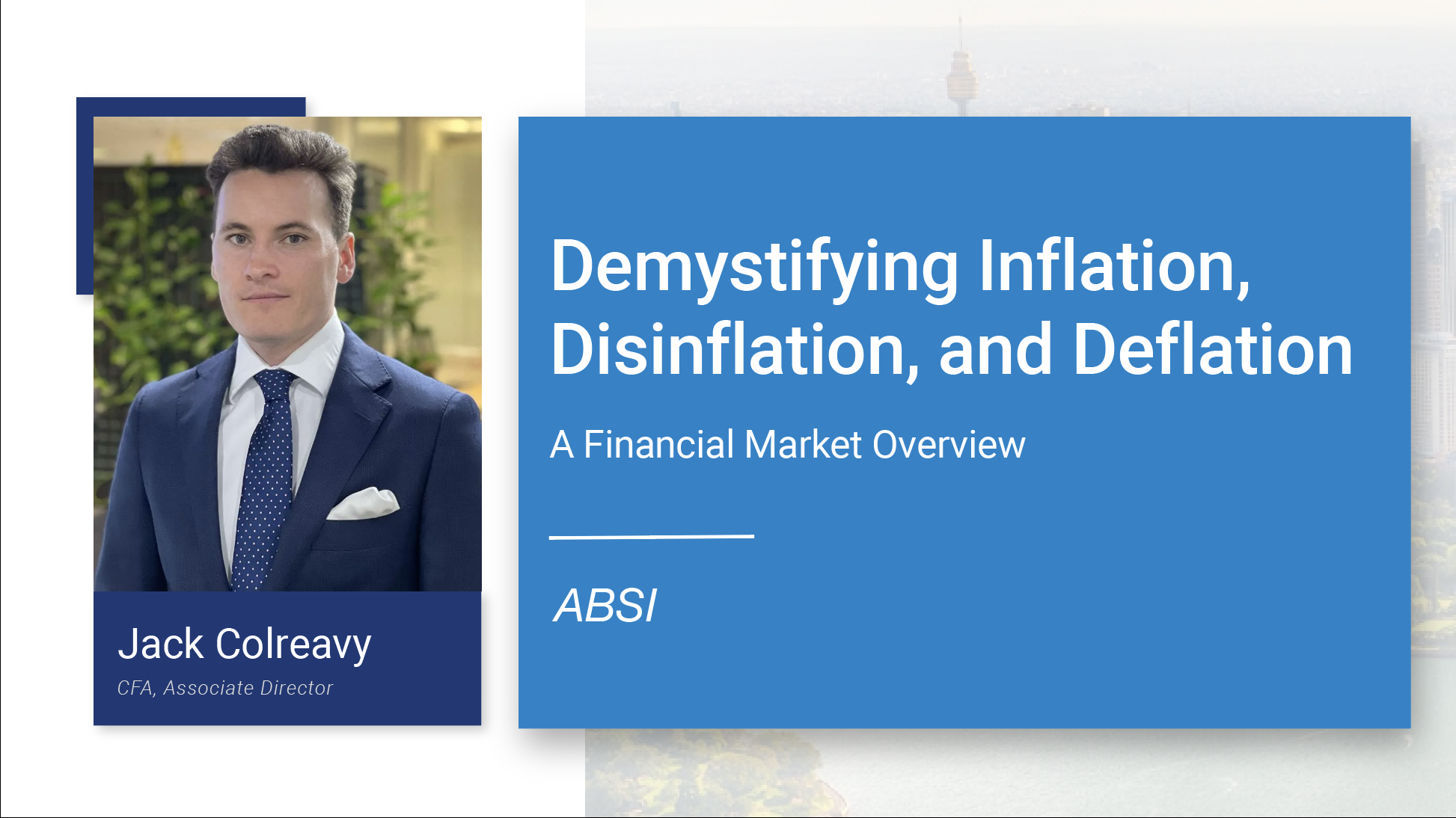 ABSI - Demystifying Inflation, Disinflation, and Deflation: A Financial ...