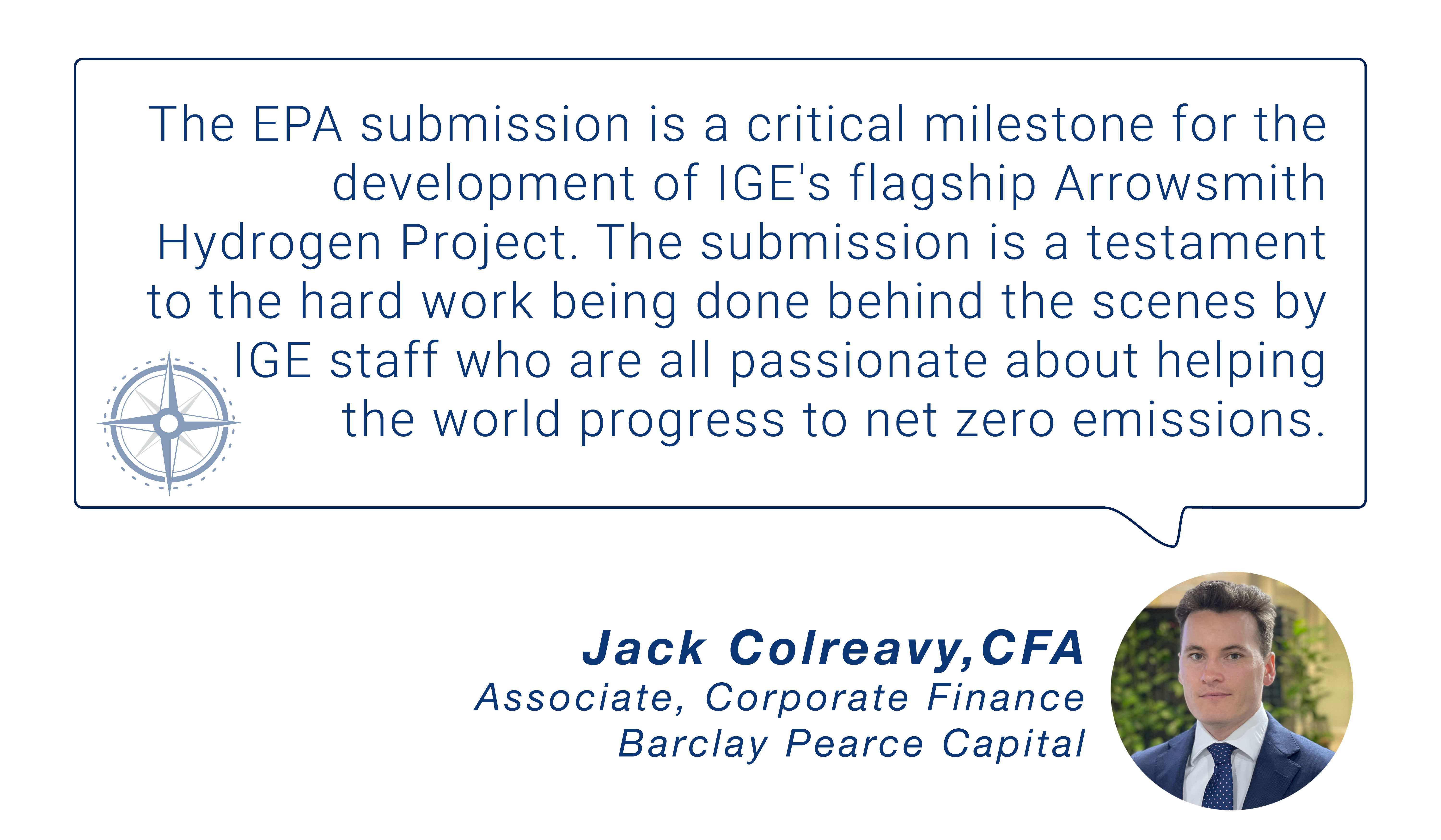 Infinite Green Energy Arrowsmith Hydrogen Project Submission