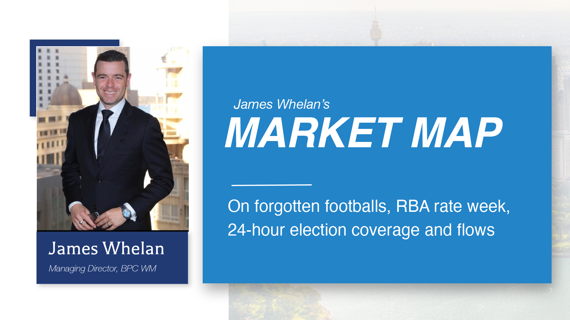 On forgotten footballs, RBA rate week, 24-hour election coverage and ...